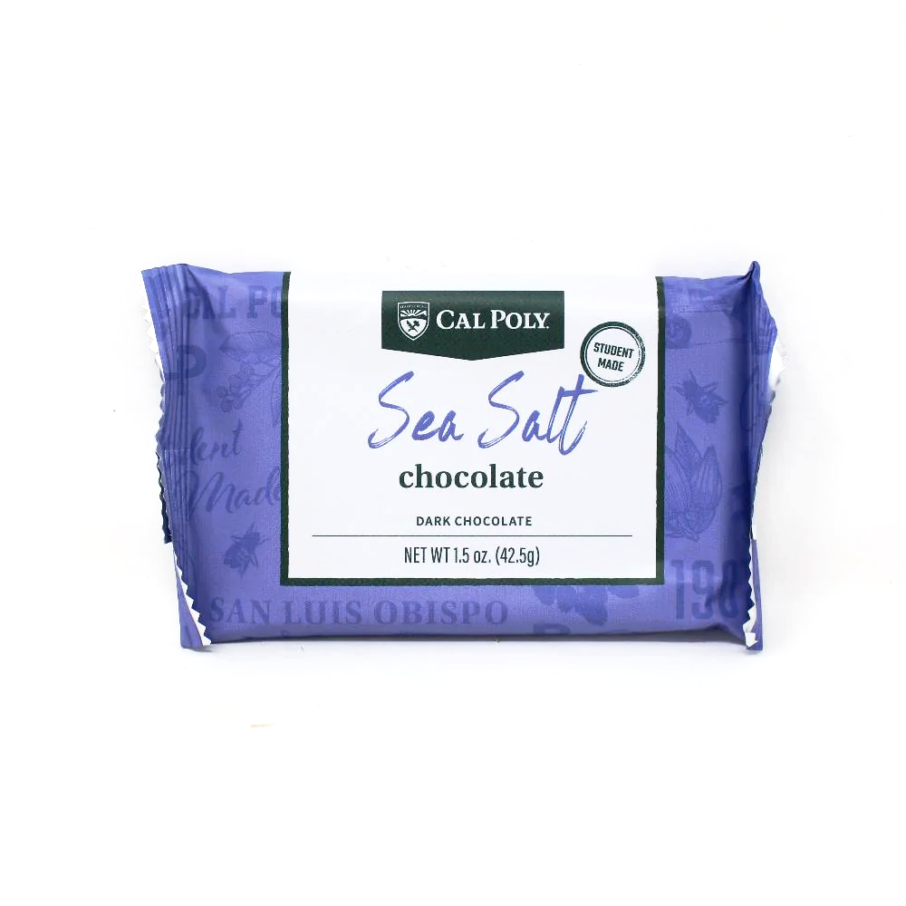 Cal Poly Chocolate Sea Salt, 1.5 oz | Buy Cheese and Charcuterie Online