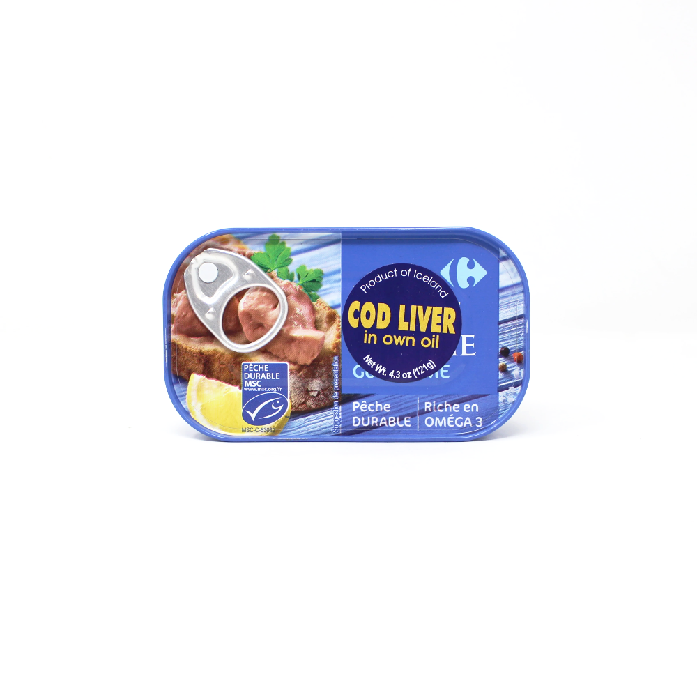 Icelandic Cod Liver, 4.06 oz | Caviar, Cheese and Charcuterie