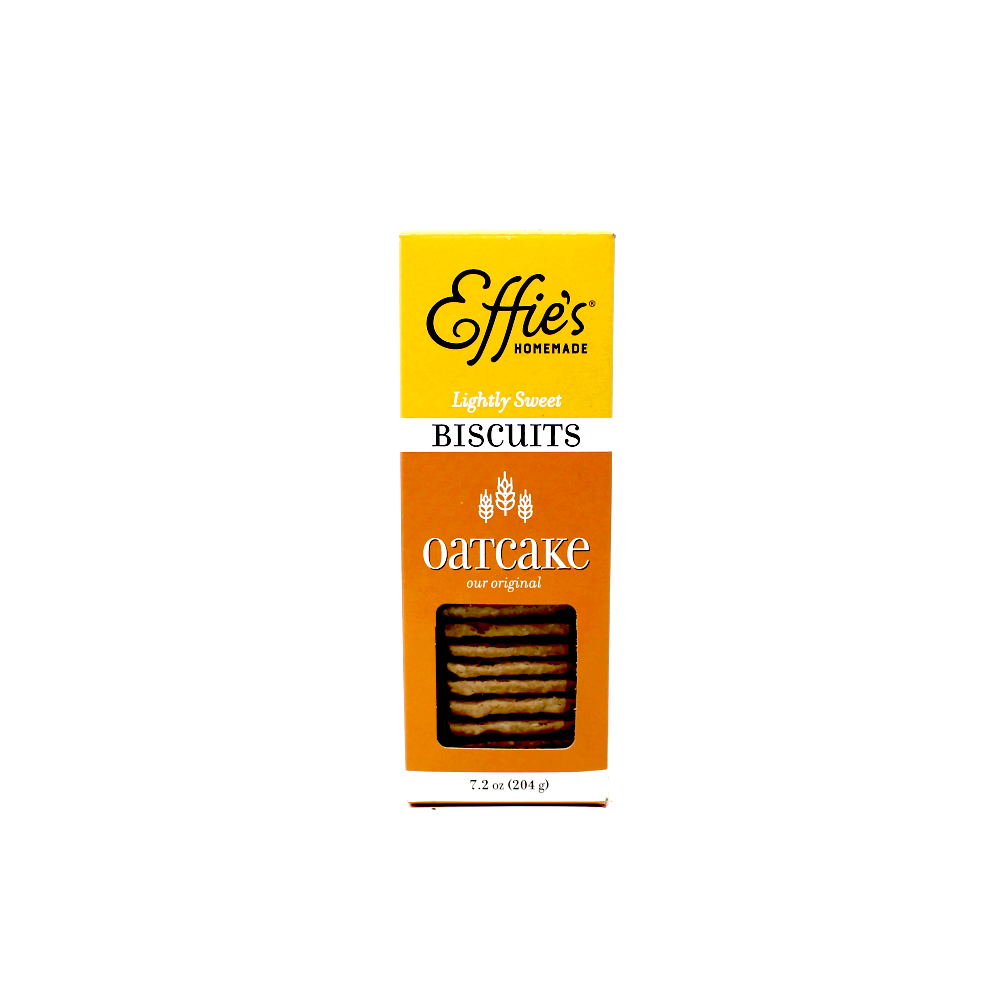 Effie's Oatcake Biscuits, 7.2 oz. | Cheese and Charcuterie Online