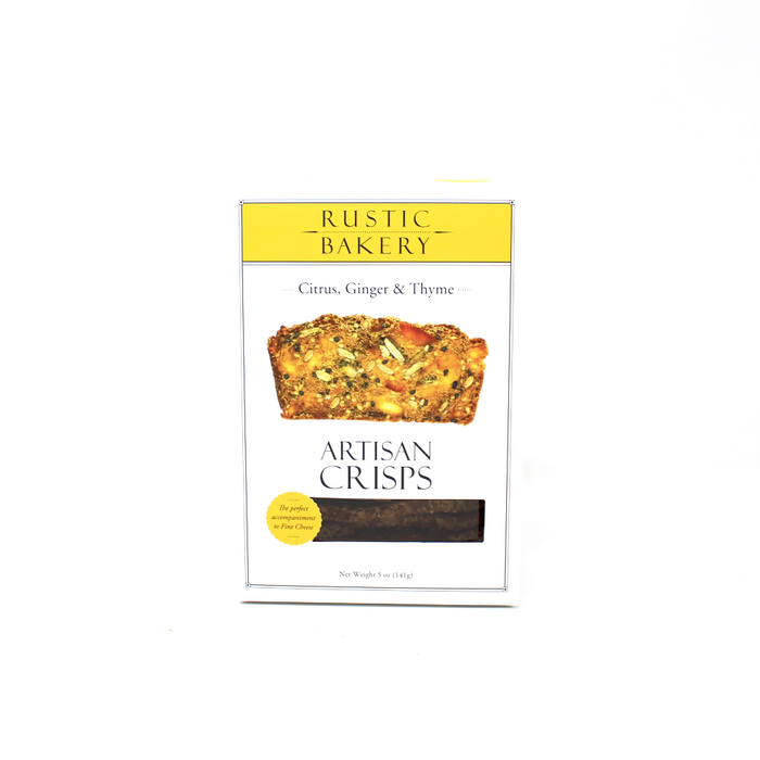 Rustic Bakery Citrus Crisps, 5 oz | Cheese and Charcuterie Online