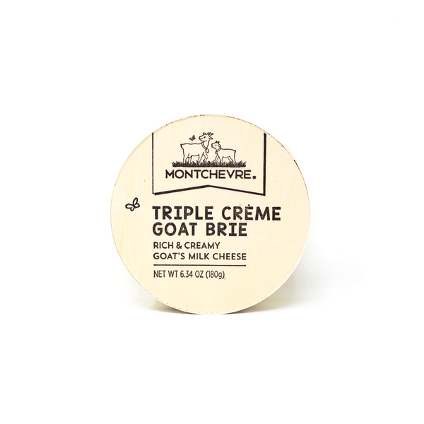 Triple Cream Goat Brie, 6.34 oz | Cured and Cultivated
