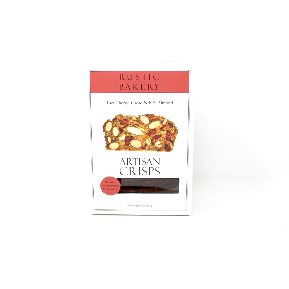 Rustic Bakery Cherry Crisps, 5 oz | Cheese and Charcuterie Online
