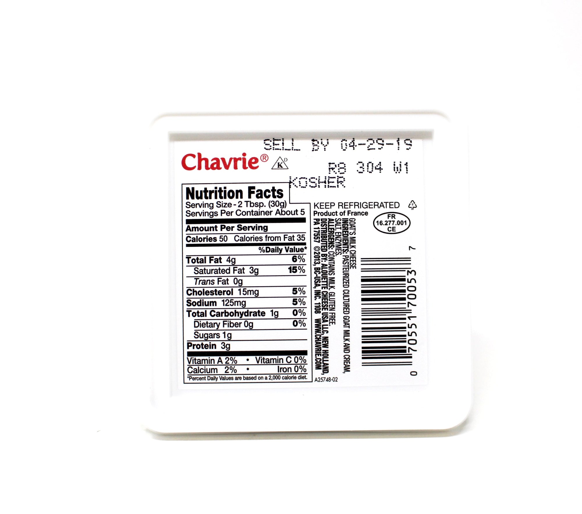 Goat Chavrie Pyramid, 5.3 oz | Cheese and Charcuterie Online