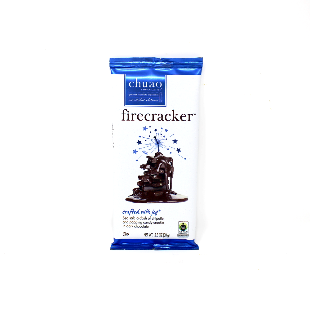 Firecracker Chocolate Bar, 2.8 oz | Cured and Cultivated
